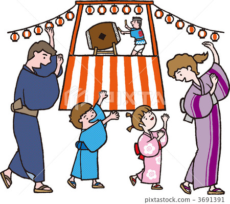 Bon dance - Stock Illustration [3691391] - PIXTA
