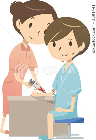 Blood sampling - Stock Illustration [3691441] - PIXTA