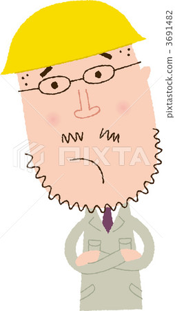 Suffering field supervisor - Stock Illustration [3691482] - PIXTA