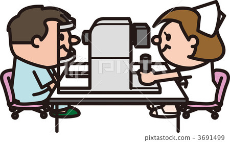 Fundus examination - Stock Illustration [3691499] - PIXTA