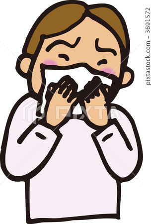 stuffy nose - Stock Illustration [3691572] - PIXTA