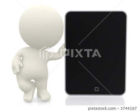 3D tablet computer - Stock Illustration [3744187] - PIXTA