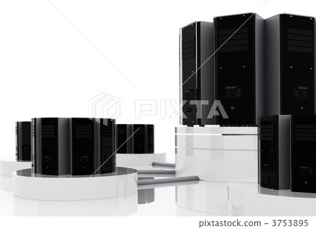 computer network - Stock Illustration [3753895] - PIXTA