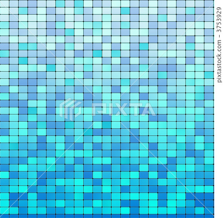 Light blue mosaic background - Stock Illustration [3753929] - PIXTA