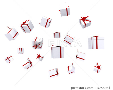 gifts falling down - Stock Illustration [3753941] - PIXTA