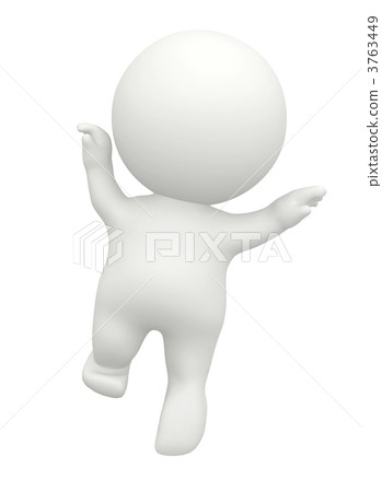 Happy 3D man - Stock Illustration [3763449] - PIXTA