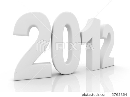 2012 in 3D - Stock Illustration [3763864] - PIXTA