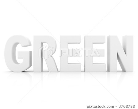green word - Stock Illustration [3768788] - PIXTA