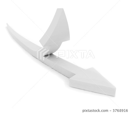 Arrows splitting - Stock Illustration [3768916] - PIXTA