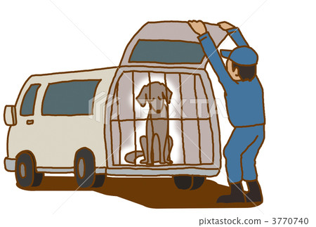 Captured dog - Stock Illustration [3770740] - PIXTA