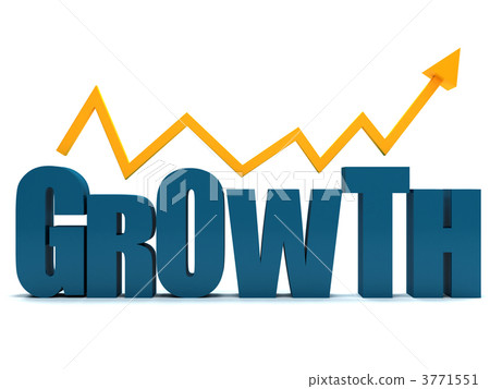 Word growth isolated - Stock Illustration [3771551] - PIXTA