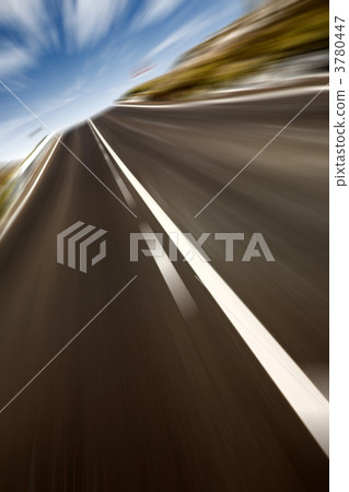 fast track - road in motion - Stock Illustration [3780447] - PIXTA