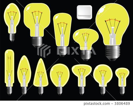 light bulbs shapes - Stock Illustration [3806489] - PIXTA