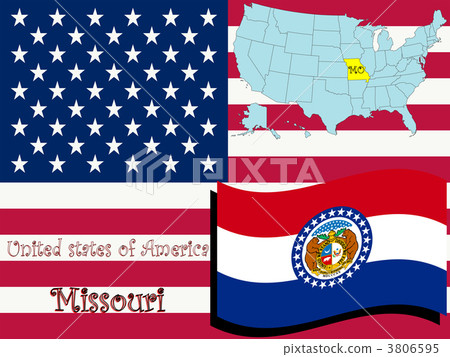 missouri state illustration - Stock Illustration [3806595] - PIXTA