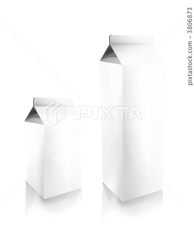Blank cartons - Stock Illustration [3806873] - PIXTA