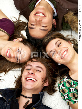 happy friends - Stock Photo [3817490] - PIXTA