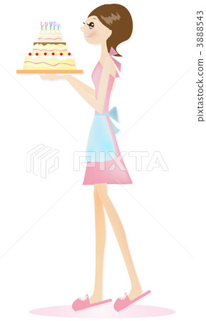 Please have some cake !!!!! - Stock Illustration [3888543] - PIXTA