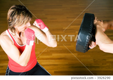 training, health, kick - Stock Photo [3926290] - PIXTA