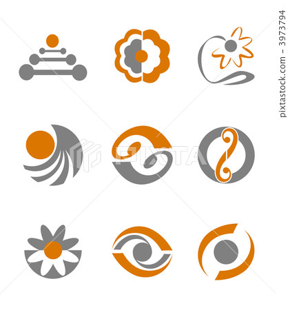 Set of abstract symbols - Stock Illustration [3973794] - PIXTA