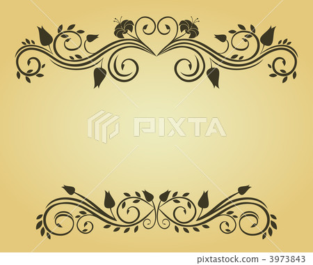 Vintage frame - Stock Illustration [3973843] - PIXTA