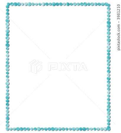 Blue dot frame - Stock Illustration [3981210] - PIXTA