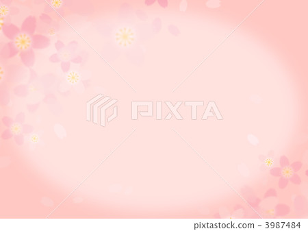Cherry tree frame - Stock Illustration [3987484] - PIXTA
