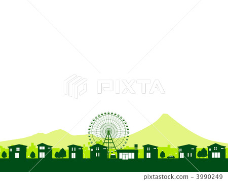 Townscape - Stock Illustration [3990249] - PIXTA