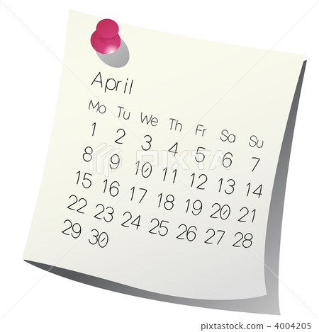 2013 April calendar - Stock Illustration [4004205] - PIXTA