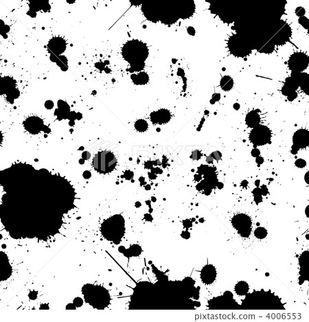 ink splats pattern - Stock Illustration [4006553] - PIXTA