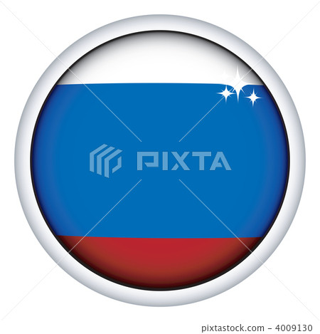 Russian flag button-插圖素材 [4009130] - PIXTA圖庫