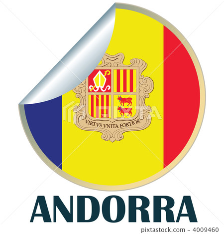 Andorra Sticker - Stock Illustration [4009460] - PIXTA