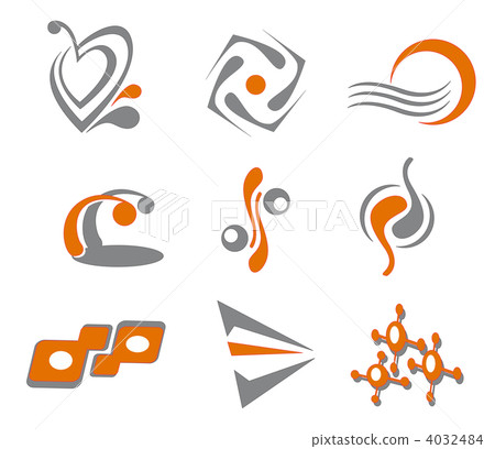 Set of abstract symbols - Stock Illustration [4032484] - PIXTA