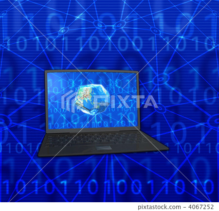 Laptop computer / personal computer operation - Stock Illustration ...