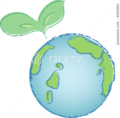 earth, bud, sprout - Stock Illustration [4080864] - PIXTA
