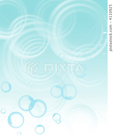 Ripples and soap bubbles - Stock Illustration [4110925] - PIXTA