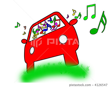Dancing car - Stock Illustration [4126547] - PIXTA