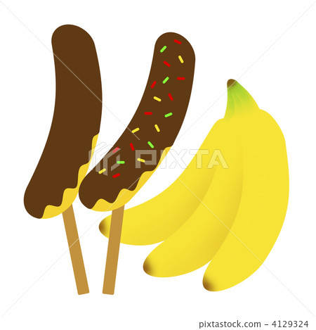 Chocolate banana - Stock Illustration [4129324] - PIXTA