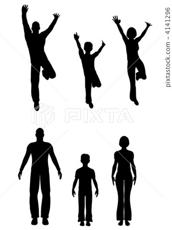 shadow, person, clip art - Stock Illustration [4141296] - PIXTA