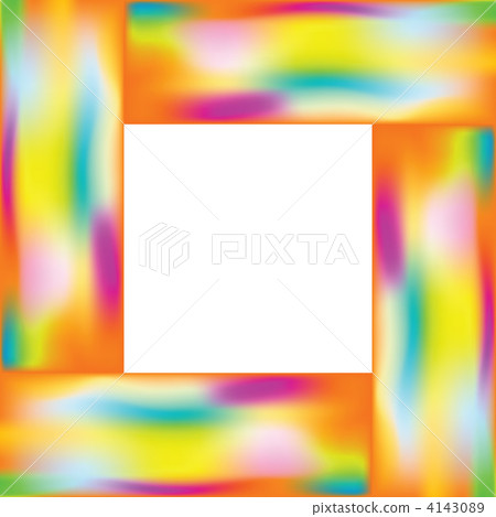 colored square frame - Stock Illustration [4143089] - PIXTA