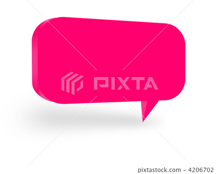 Pink callout - Stock Illustration [4206702] - PIXTA