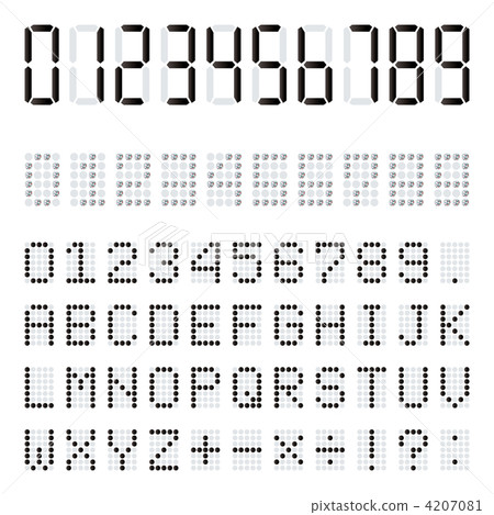 alphabet, alphabetic, number - Stock Illustration [4207081] - PIXTA
