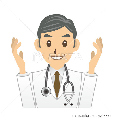 Doctor C Facial expression 2 Talk - Stock Illustration [4213352] - PIXTA