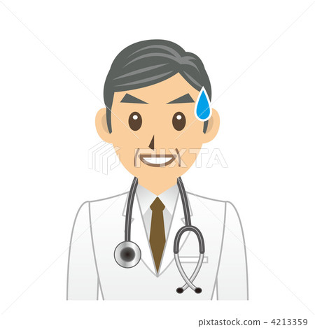 Doctor C facial expression 3 bitter smile - Stock Illustration [4213359 ...