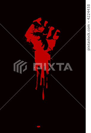 clenched fist - Stock Illustration [4224438] - PIXTA