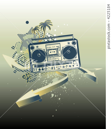 urban music background - Stock Illustration [4225184] - PIXTA
