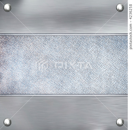 Metal plate steel background. - Stock Illustration [4236258] - PIXTA