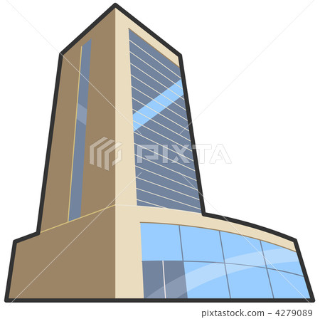 Company building - Stock Illustration [4279089] - PIXTA