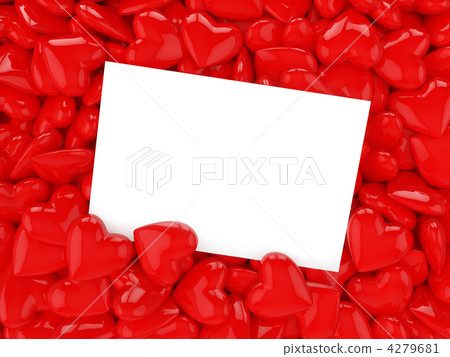 Heart's message card - Stock Illustration [4279681] - PIXTA
