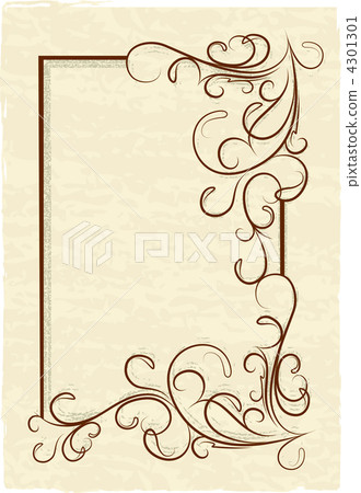Elegant text frames. - Stock Illustration [4301301] - PIXTA