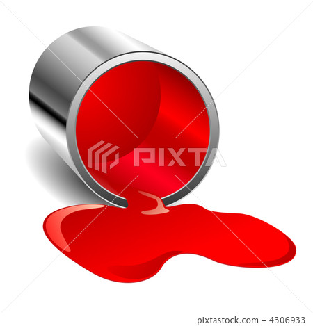 poured out paint - Stock Illustration [4306933] - PIXTA